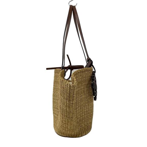 Loewe | Bags | Loewe Brown Leather Basket Shell Tote Tan Bag | Poshmark